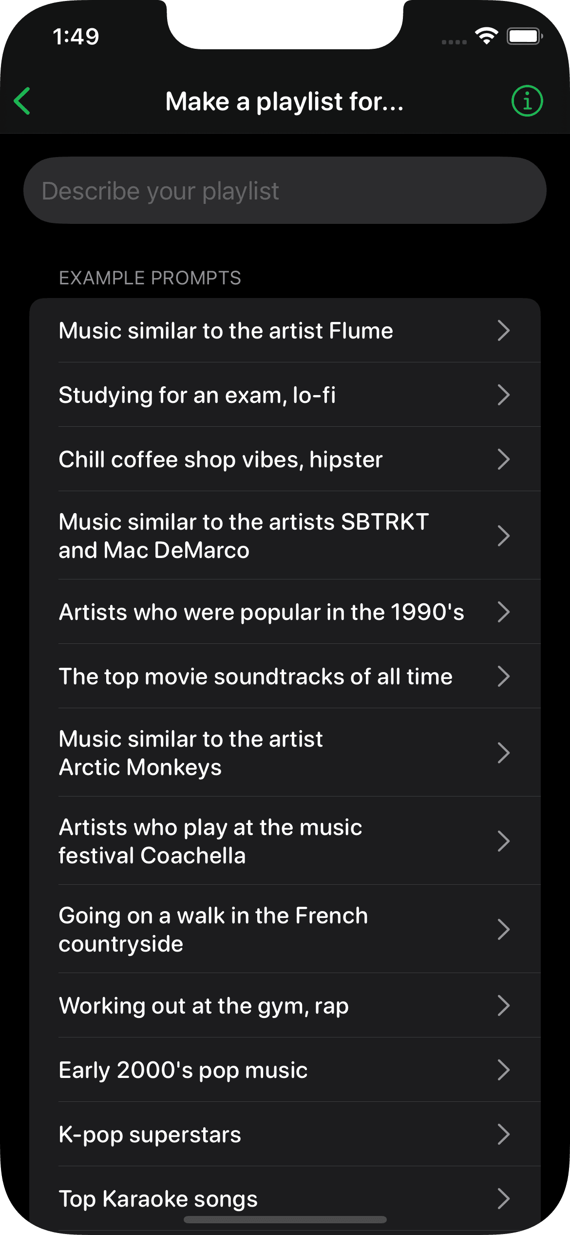 AI Playlist Maker - PlaylistAI